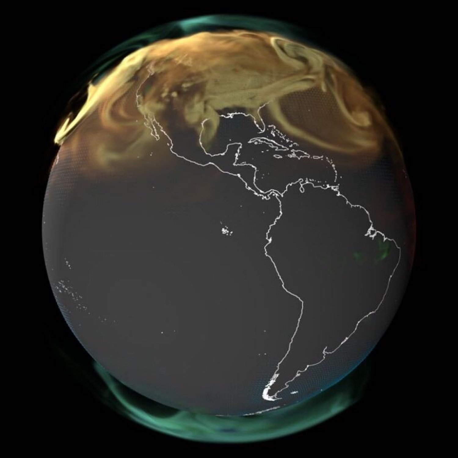 Così è la Terra se potessimo vedere la CO2 | Global Science